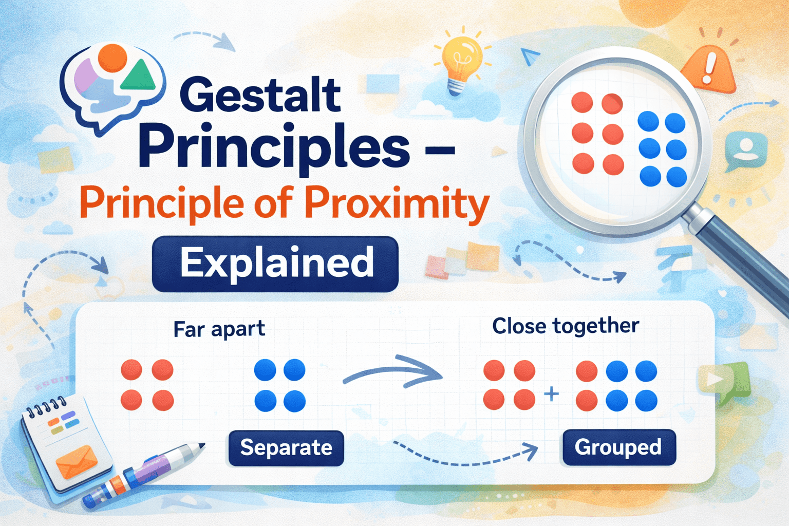 Gestalt Principles – Principle of Proximity Explained – Gestalt principles